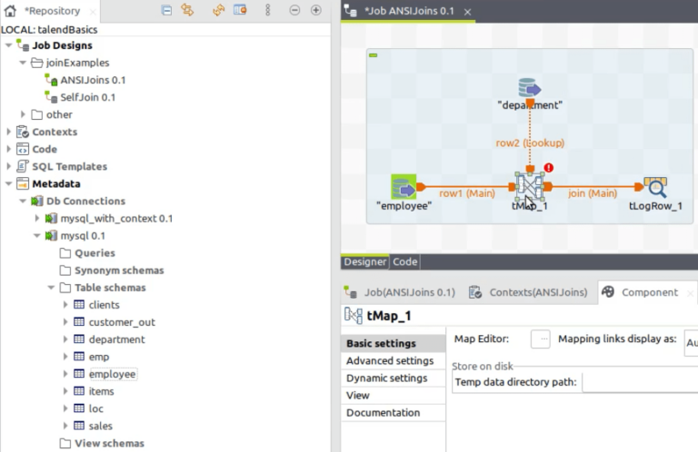 Joins In Talend For Any Datasource Not Only Databases
